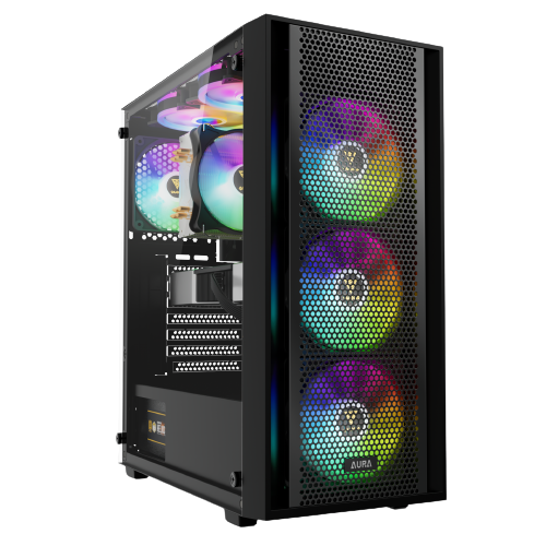 Gamdias AURA GC2 ELITE Perforated RGB Casing | Distribution Hub