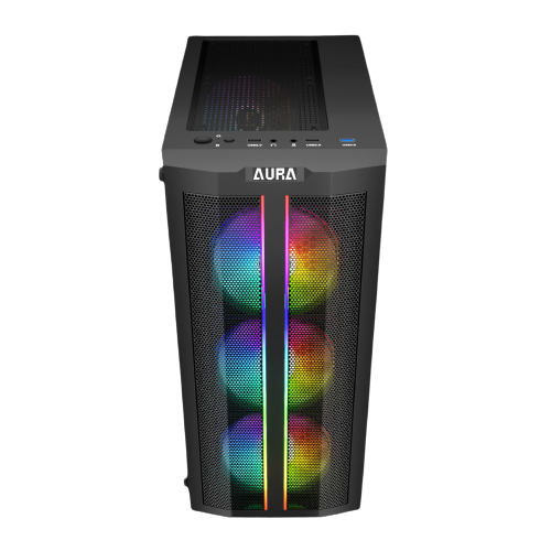 Gamdias AURA GC3 ELITE Distinctive Mesh RGB Casing | Distribution Hub