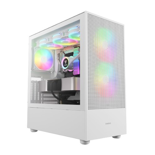 Gamdias TALOS E3 MESH ELITE WH Mid Tower Desktop Case | Distribution Hub